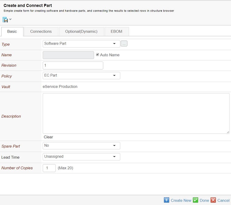 Structure Browser - Administration Guide : Forms