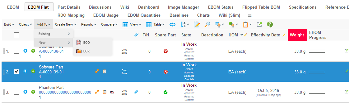 Structure Browser - Administration Guide : Toolbar